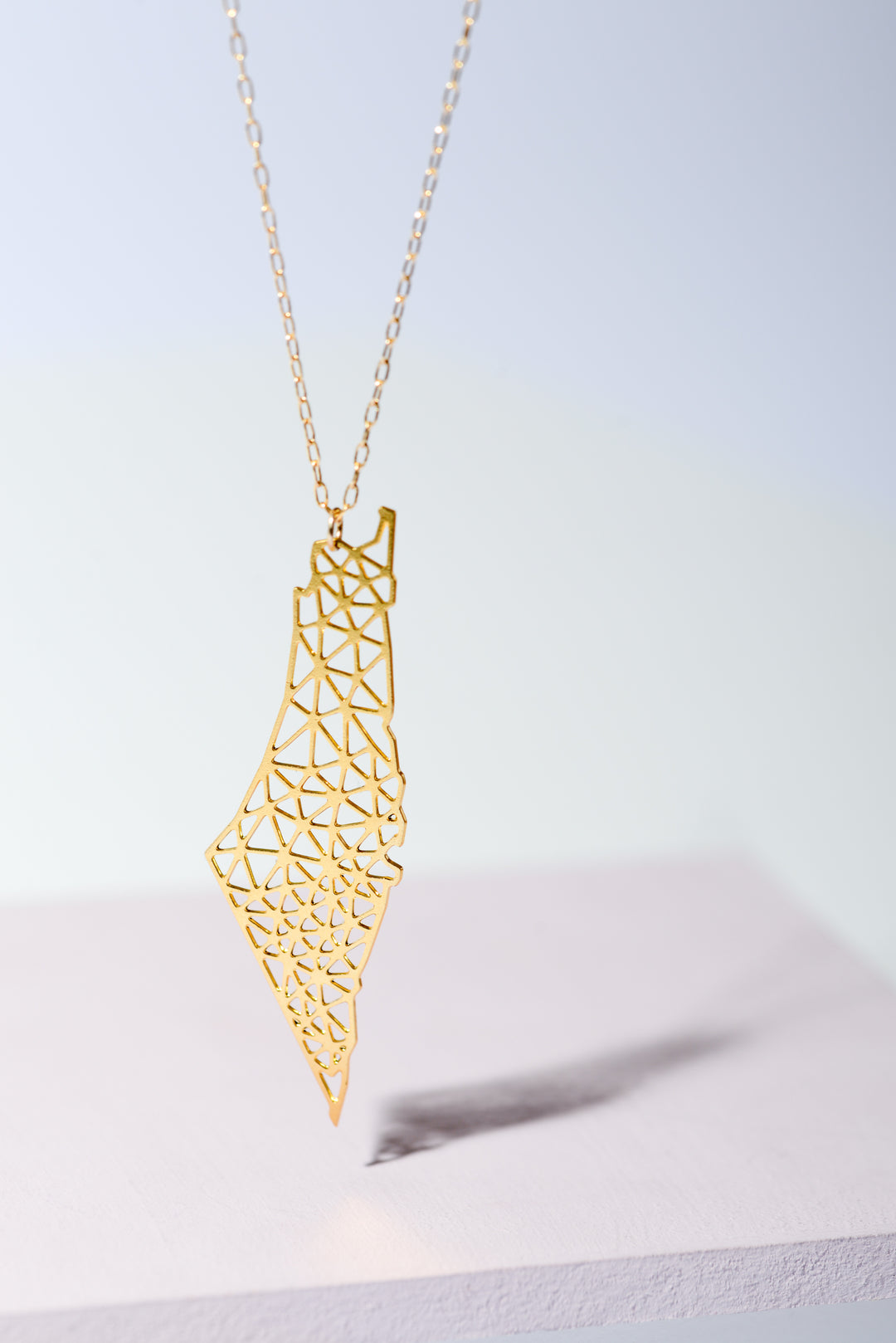 Palestine Map Necklace – Mizyan Jewelry